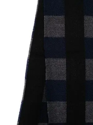 ASPINAL OF LONDON Exploded Scarf - Blue
