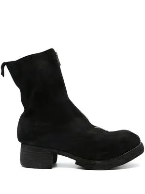 Guidi Stacked Heel Boots For Women