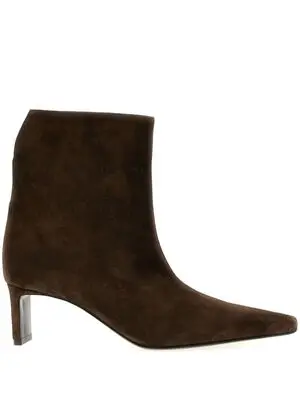 Khaite Ona Ankle Boots - Brown
