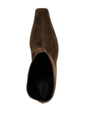 Khaite Ona Ankle Boots - Brown