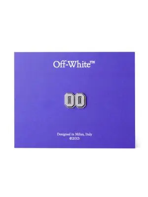 Off-White Logo Charm - Grey