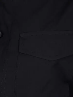 Yohji Yamamoto Collarless Fitted Jacket