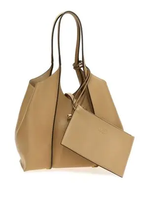 TOD'S T Timeless Small Tote Bag - Neutrals