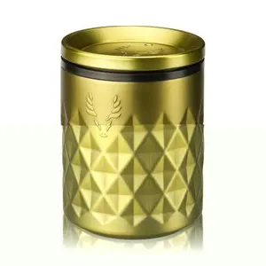 VISKI Paragon Stainless Steel Rocks Tumbler - Gold