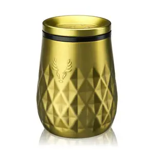 VISKI Paragon Stainless Steel Wine Tumbler - Gold