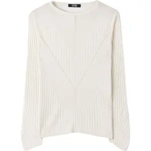 Gobi Cashmere Rib-knit Silk Cashmere Sweater