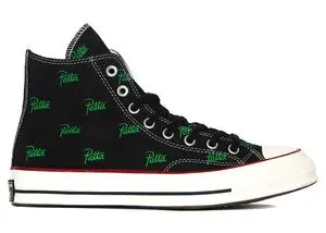 CONVERSE Chuck 70 Hi Patta Mini Logo Pack - Black/jolly Green