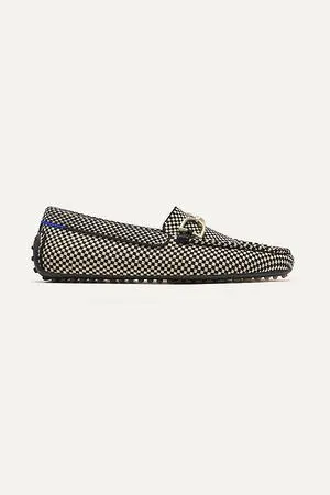 Rothy's The Double Bit Driver Flats - Black Pattern