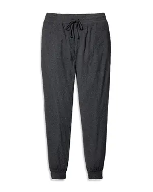 PETITE PLUME Pima Lounge Pants - Dark Heather Grey