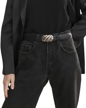 Jenni Kayne Jules Belt - Black/silver