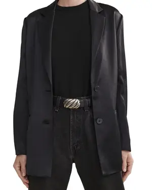 Jenni Kayne Jules Belt - Black/silver