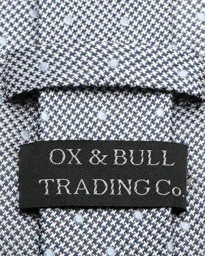 CUFFLINKS, INC. Dotted Herringbone Silk Tie