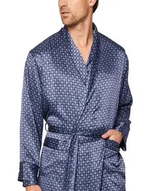 PETITE PLUME Silk Foulard Robe