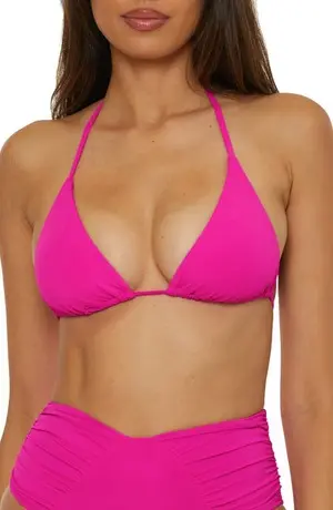 BECCA® By Rebecca Virtue Becca Color Code Triangle Bikini Top Azalea