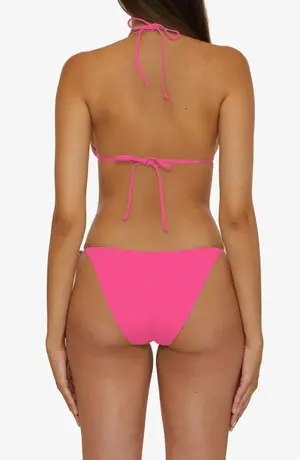 BECCA® By Rebecca Virtue Color Code Triangle Bikini Top - Punch