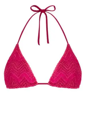 Missoni Zigzag Knit Bikini Set - Purple