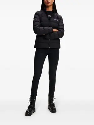 Karl Lagerfeld K/signature Puffer Jacket - Black