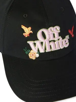 Off-White Embroidered Baseball Cap