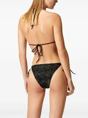 Missoni Zigzag-knit Bikini Set - Black