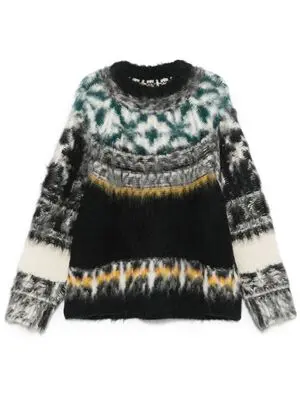 Sacai Patterned Knitwear For Men