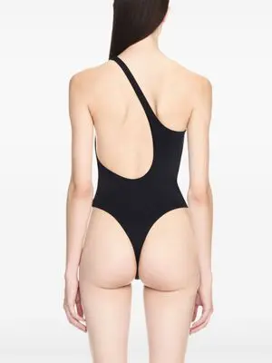 Off-White Logo-stamp One-shoulder Swimsuit