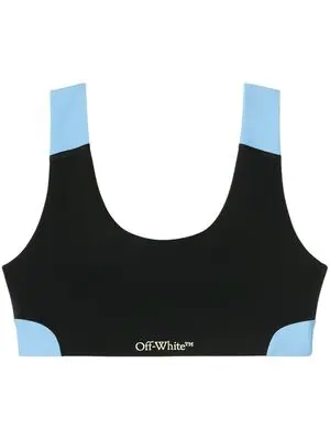 Off-White Colour-block Sports Bra