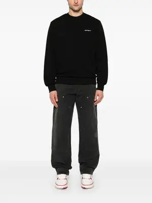 Carhartt Work In Progress Script-embroidered Sweatshirt