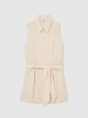 REISS Millie Belted Cover-up Playsuit