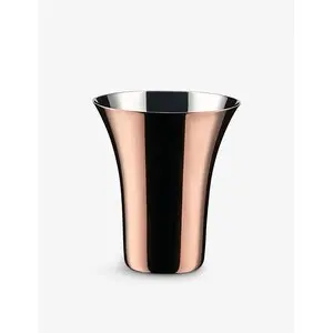 ALESSI Kuru Kuru Copper Stainless-steel Cup 10.7cm - Red