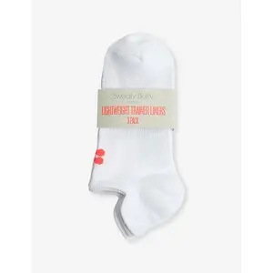 Sweaty Betty Pack Of Three Trainer Socks - White A