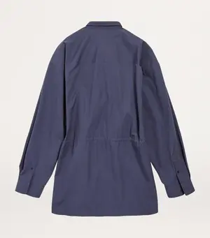 Balenciaga Cotton Mini Shirt Dress