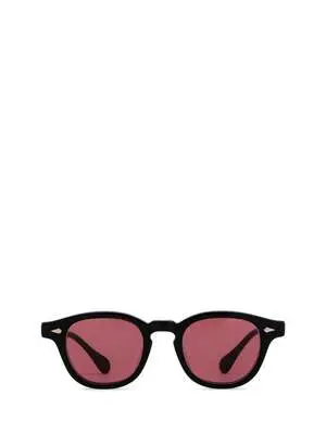 JULIUS TART OPTICAL Square Frame Sunglasses - Black/wine