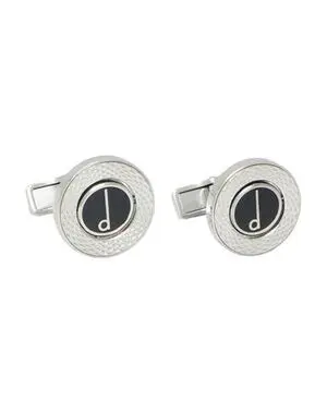 Dunhill Cufflinks And Tie Clips 925/1000 Silver - Black