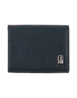 Dunhill Man Coin Purse Black Size - Leather Navy