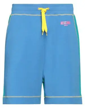 Moschino MOSCHINO High Waisted Relaxed Fit Shorts Azure