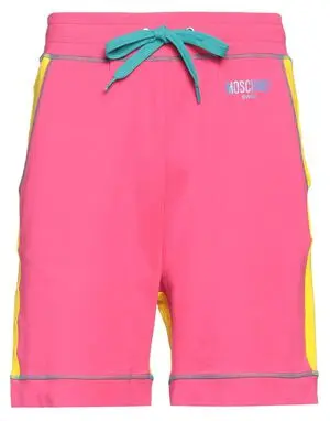 Moschino High Waisted Relaxed Fit Shorts - Pink