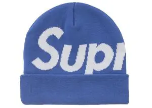 Supreme Supreme Big Logo Beanie FW24 Blue