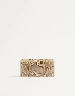 Valentino Garavani Vlogo Signature Python Chain Wallet