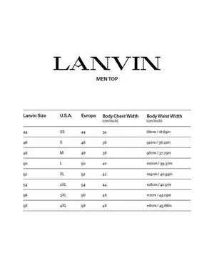 LANVIN Embroidered T-shirt