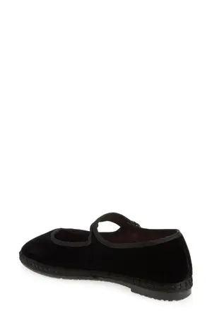 FLABELUS Antonia Mary Jane Flat - Black