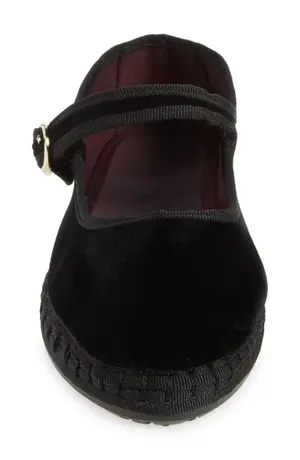 FLABELUS Antonia Mary Jane Flat - Black