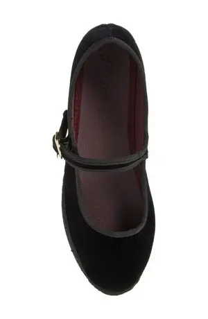 FLABELUS Antonia Mary Jane Flat - Black