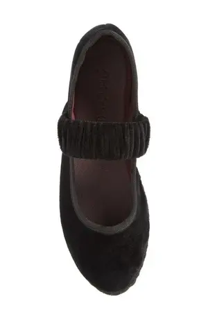FLABELUS Mafalda Mary Jane Flat - Black