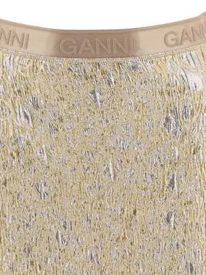 GANNI Mini Skirt - Gold