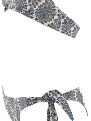 Etro Paisley Print Triangle Bikini
