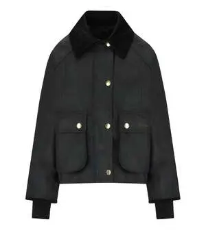 Barbour Beadnell Wax Cropped Jacket