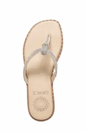 GRACE FOOTWEAR Maldives Sandal - Crystal