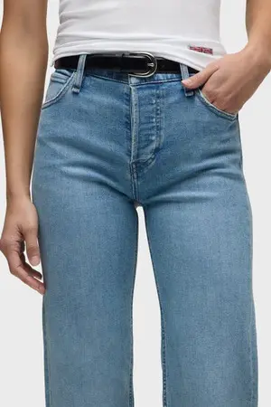 Hudson Jeans Rosie High-rise Wide Leg Ankle Jean - Oak