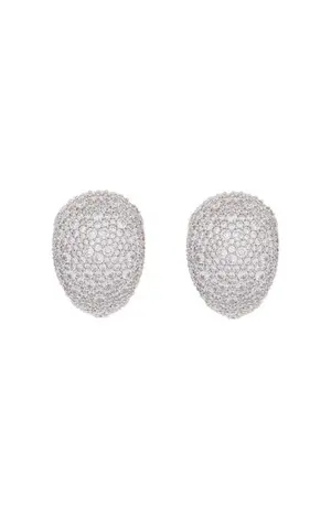LANVIN Haute Séquence Rhinestone Earrings - Silver/crystal