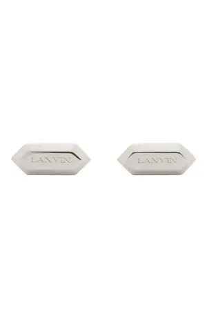 LANVIN Label Cufflinks - Silver